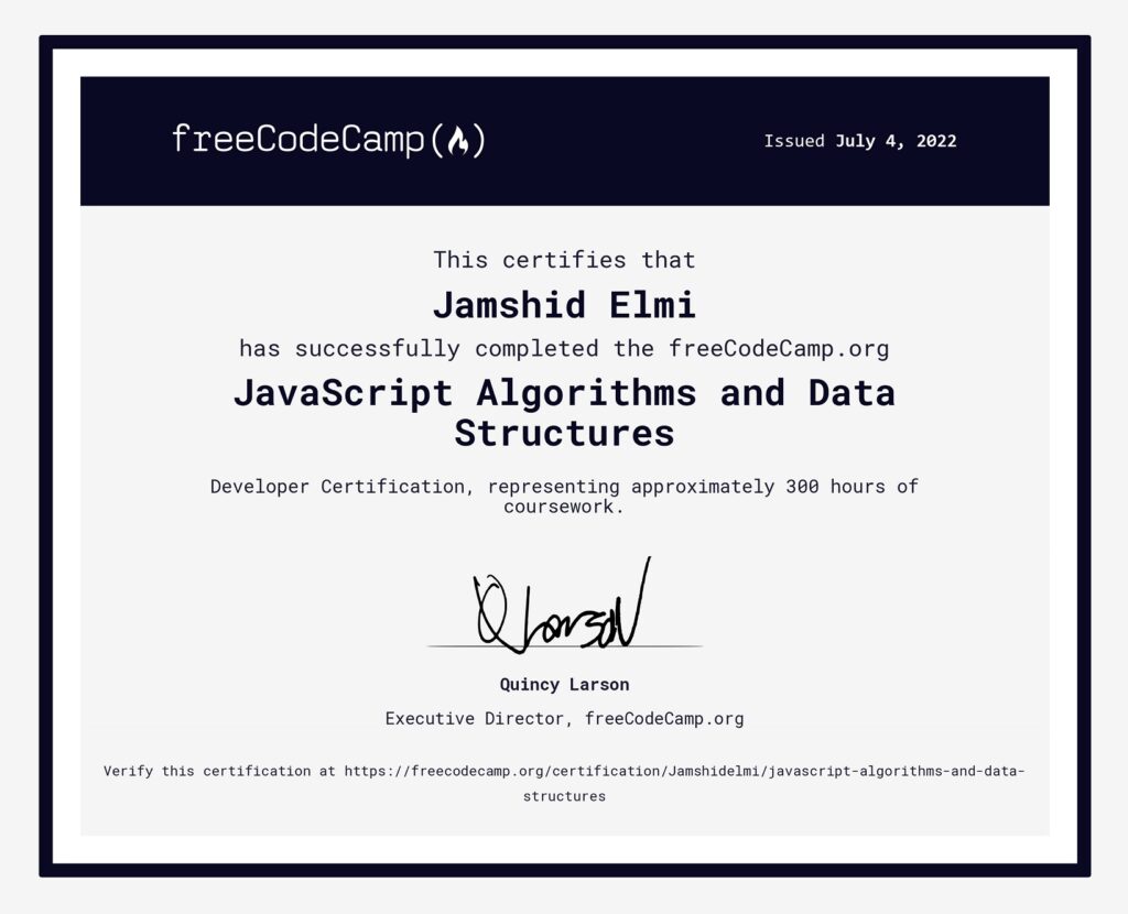 Jamshid Elmi - Portfolio